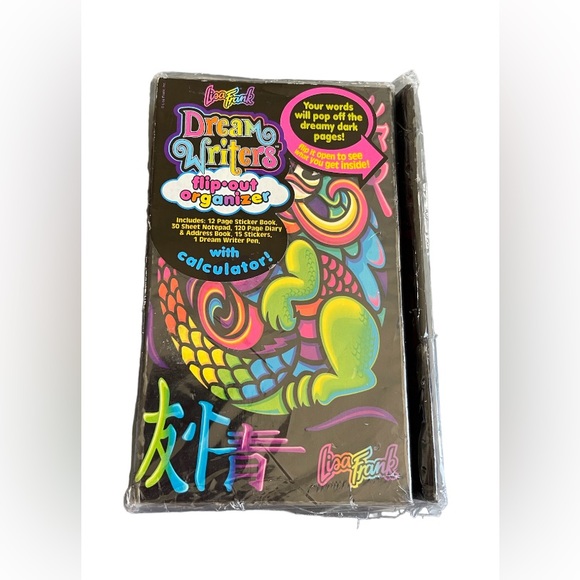 Lisa Frank | Office | Vintage Lisa Frank Dragon Happiness Love Planner ...